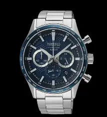 Seiko/Conceptual Seiko Conceptual Series SSB445P Stainless Steel Watch ...